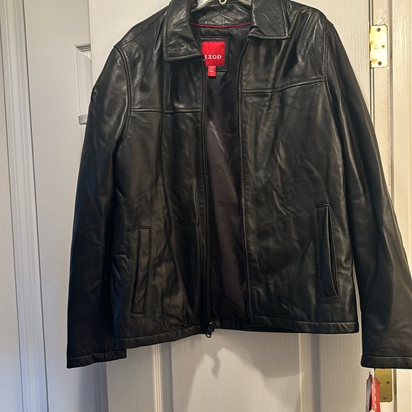 Izod | Jackets & Coats | Nwt Izod Leather Jacket | Poshmark